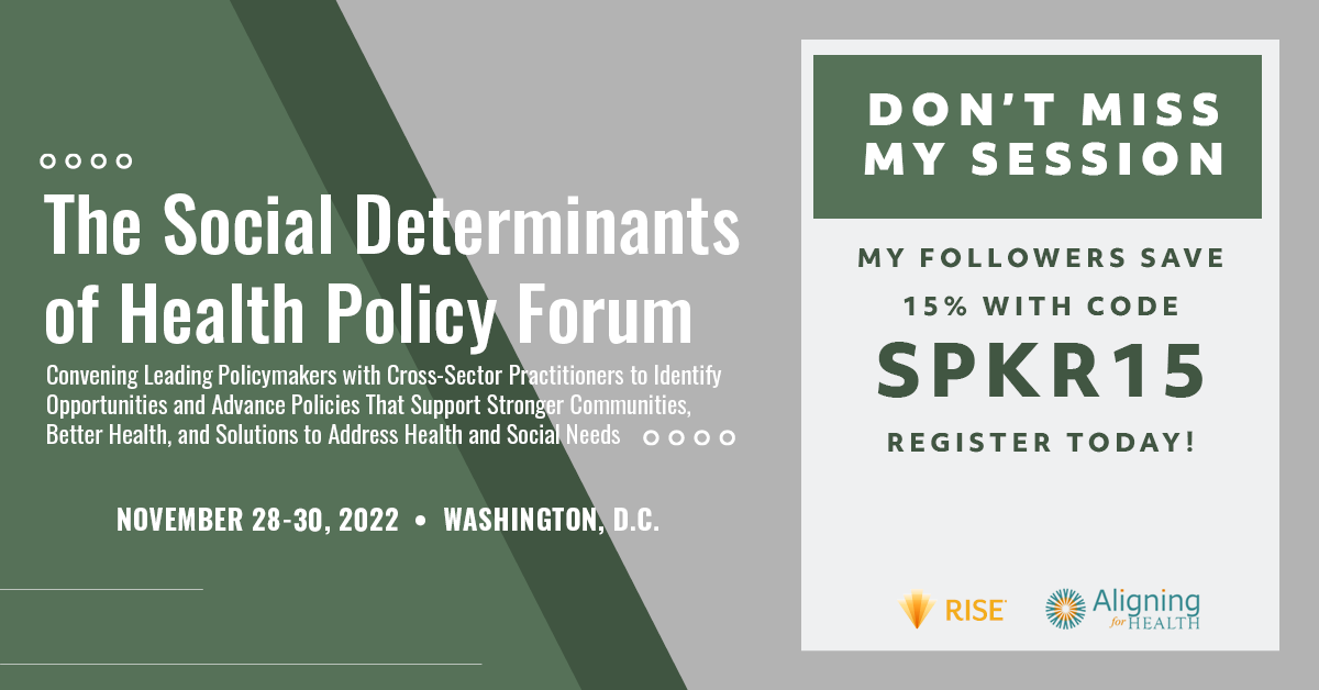 Civitas Speaking Engagement - The Social Determinants of Health Policy ...